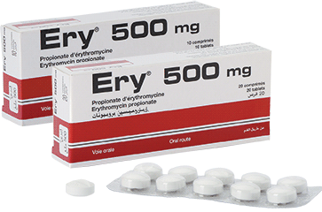 ERY® 500 mg - Offre Limitée – Livraison Gratuite dès 35€ Commandés