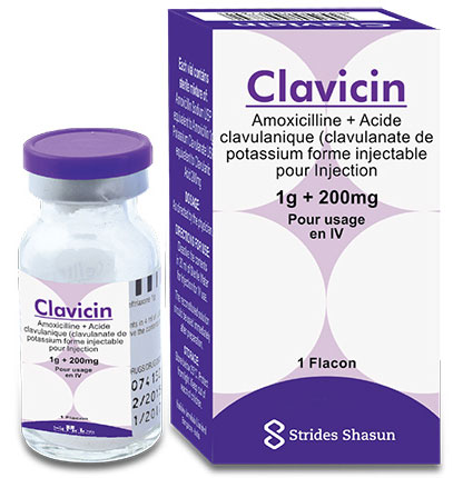 Clavicin® 1 g/200 mgMédicaments - MBOAPHARMA